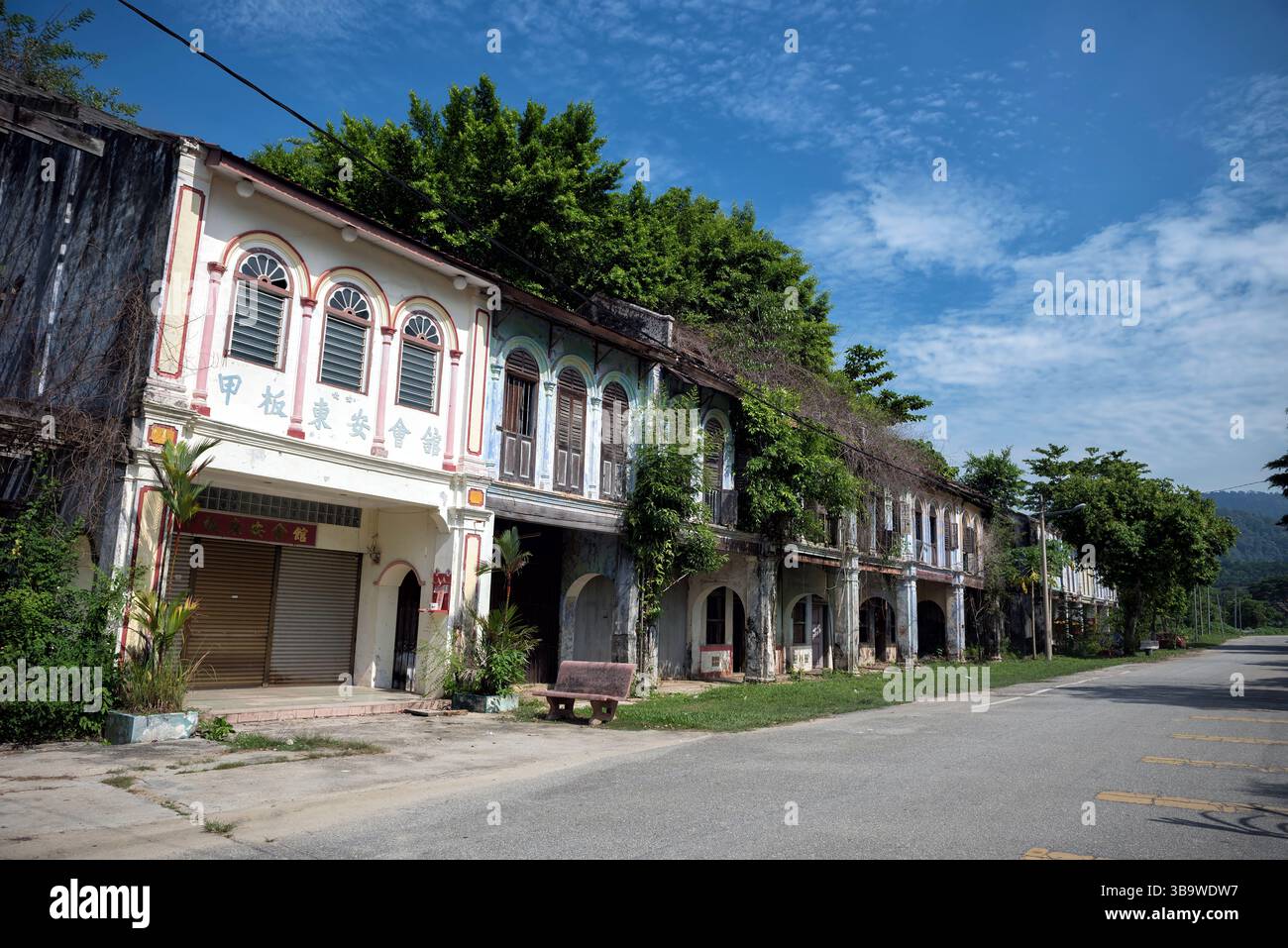 Papan, Perak, Malaysia - 1 Aug 2022: The abandoned forgotten heritage ...