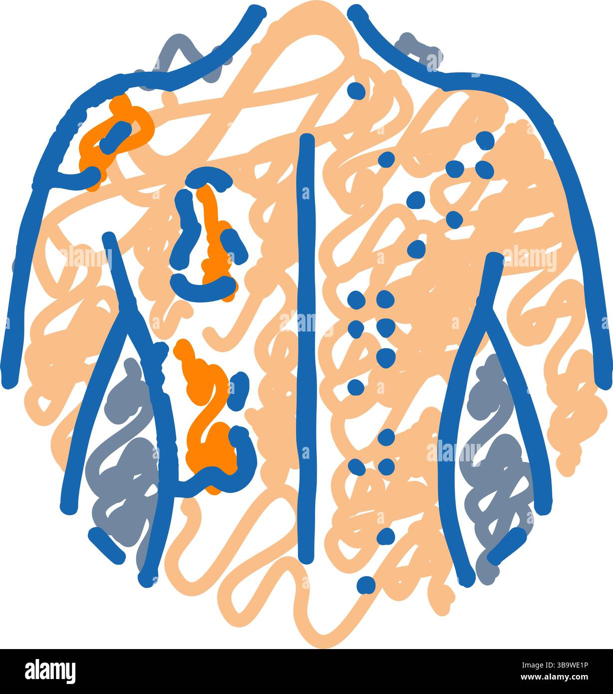 rash skin lesions disease symptom icon doodle illustration Stock Vector ...