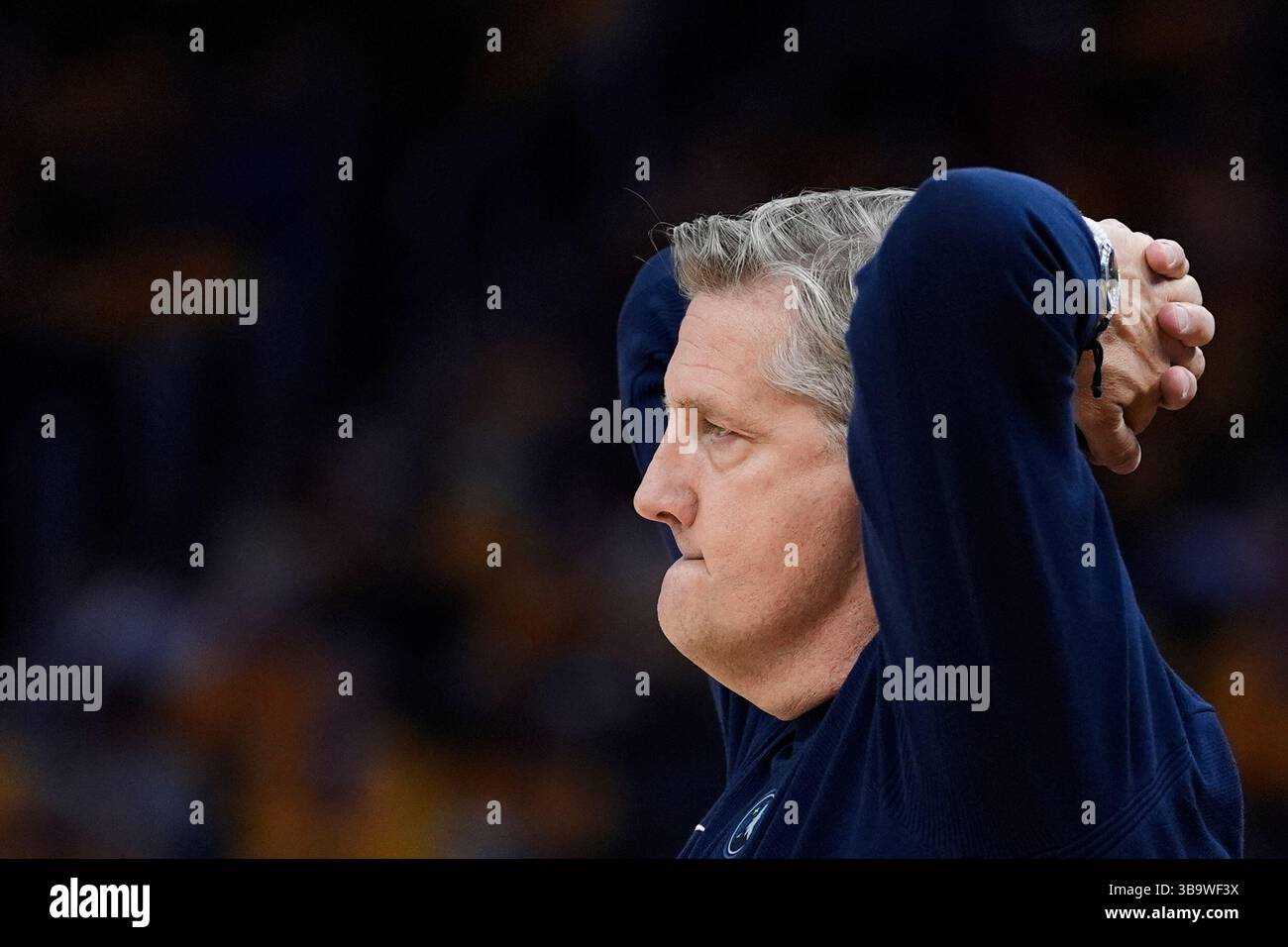 Minnesota Timberwolves head coach Chris Finch watches during the first ...
