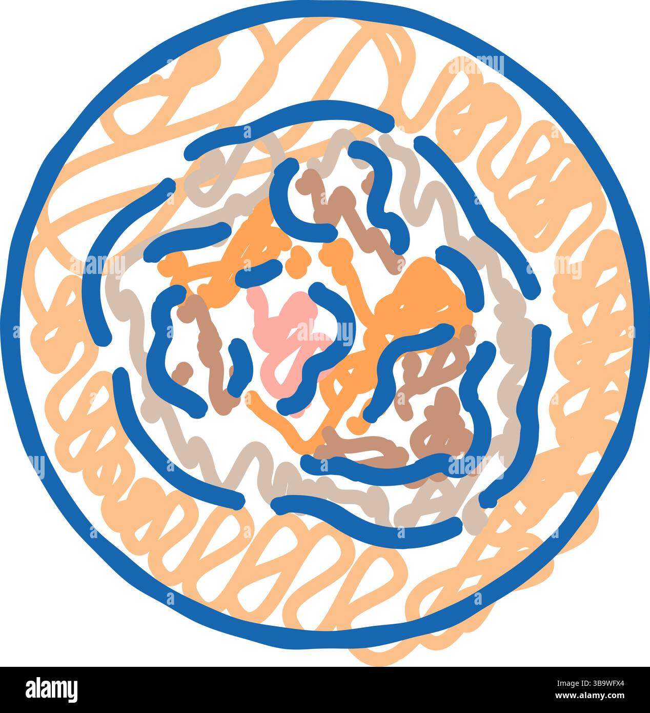 unexplained bruising disease symptom icon doodle illustration Stock ...