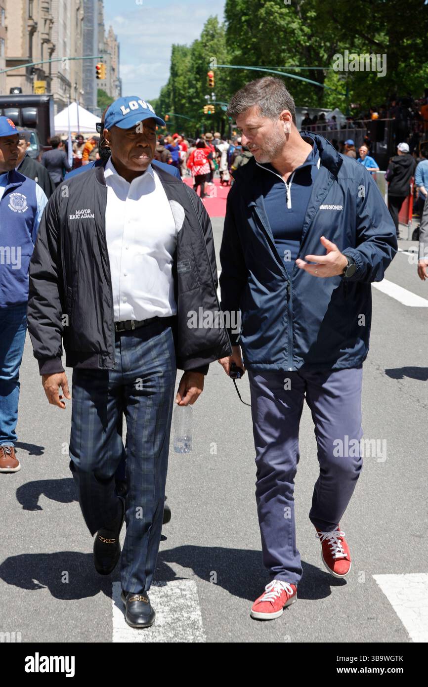 NEW YORK, NY - MAY 10: Mayor Eric Adams, Edward Mermelstein ...