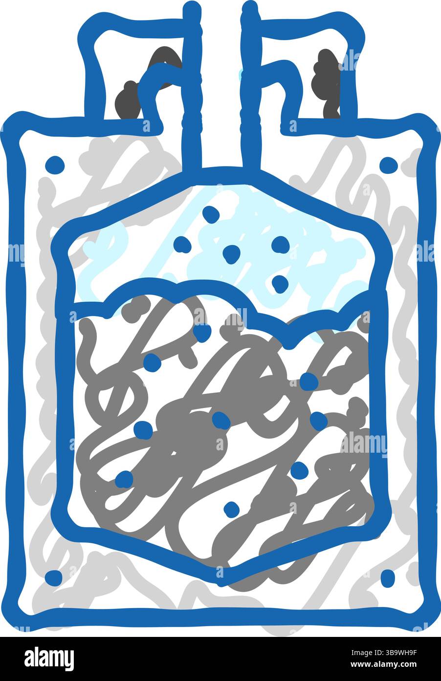 powder metallurgy materials engineering icon doodle illustration Stock ...
