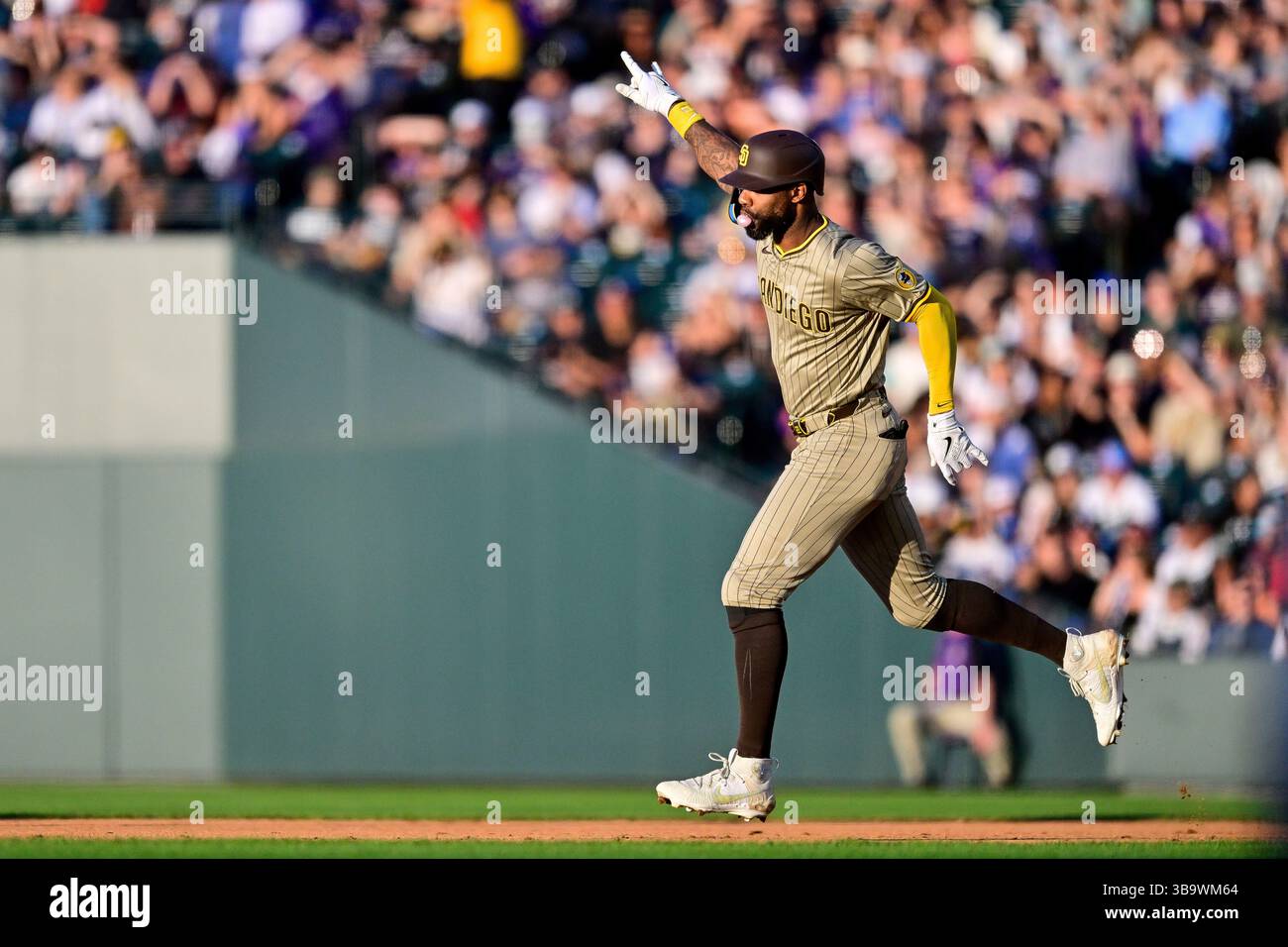 DENVER, CO - MAY 10: San Diego Padres outfielder Jason Heyward (22 ...