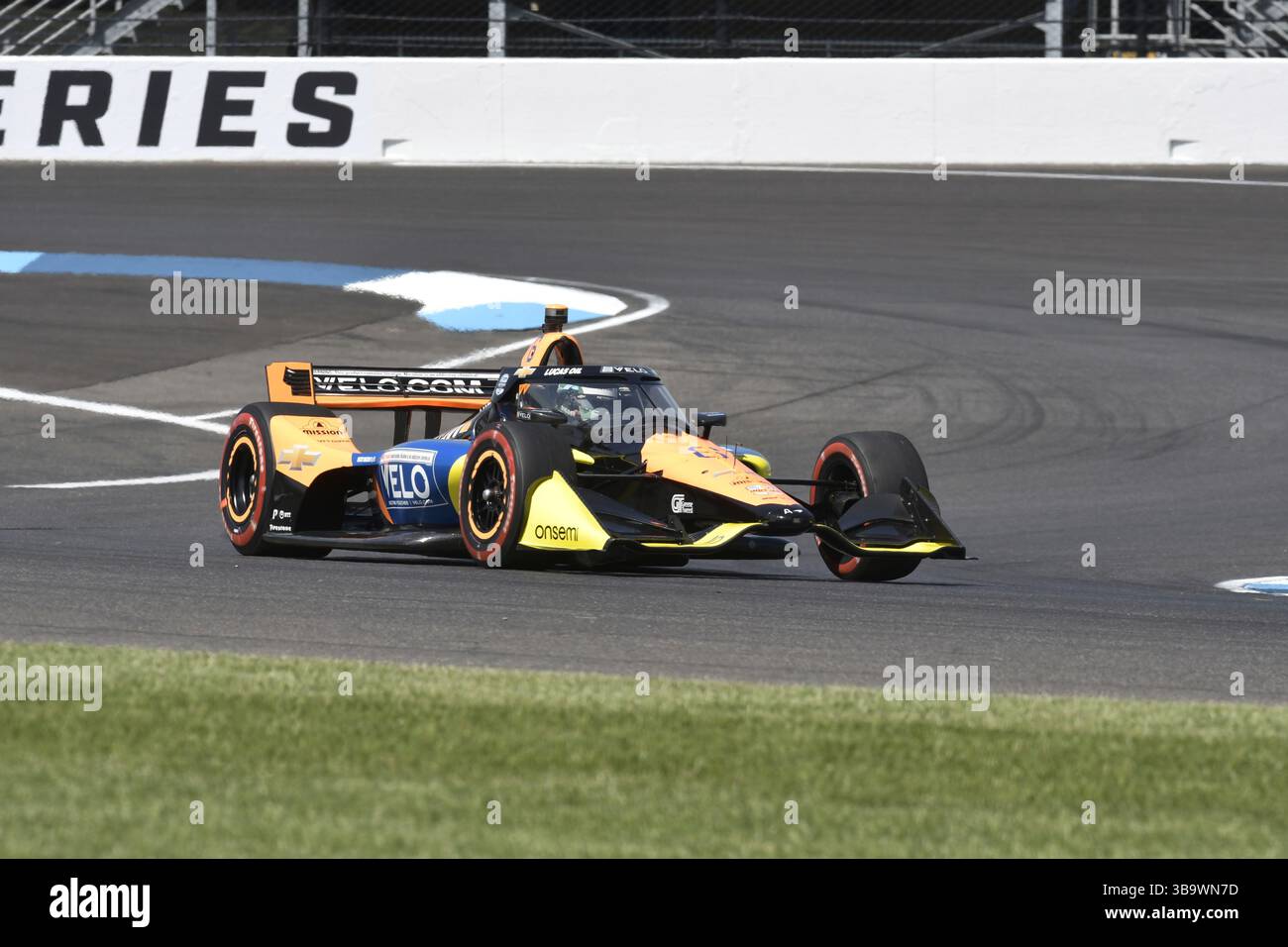 INDIANAPOLIS, IN - MAY 10: Nolan Siegel (#6 Arrow McLaren Chevrolet ...