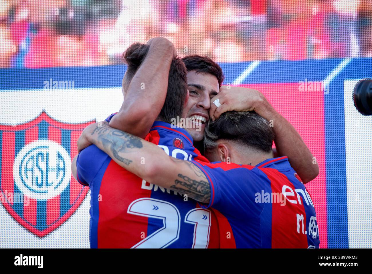 Buenos Aires, Argentina. 10th May, 2025. Matias Cuello of San Lorenzo ...