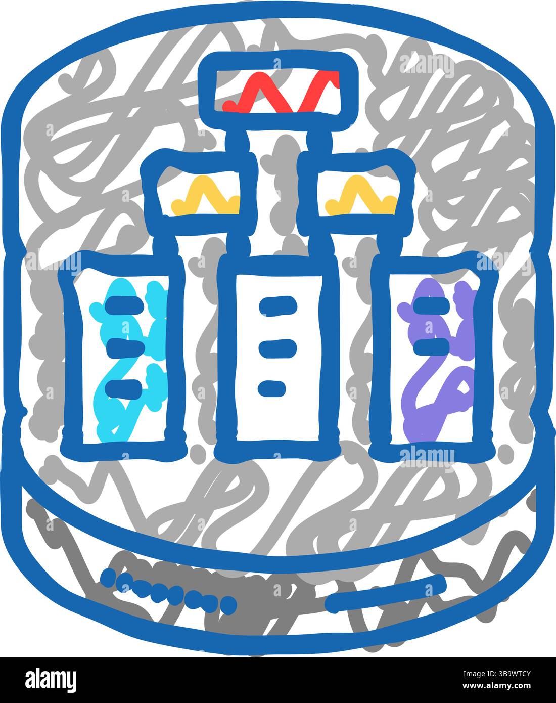 database design icon doodle illustration Stock Vector Image & Art - Alamy