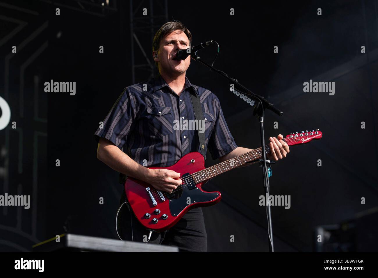 Jim Adkins of Jimmy Eat World performs during Sonic Temple Art and ...