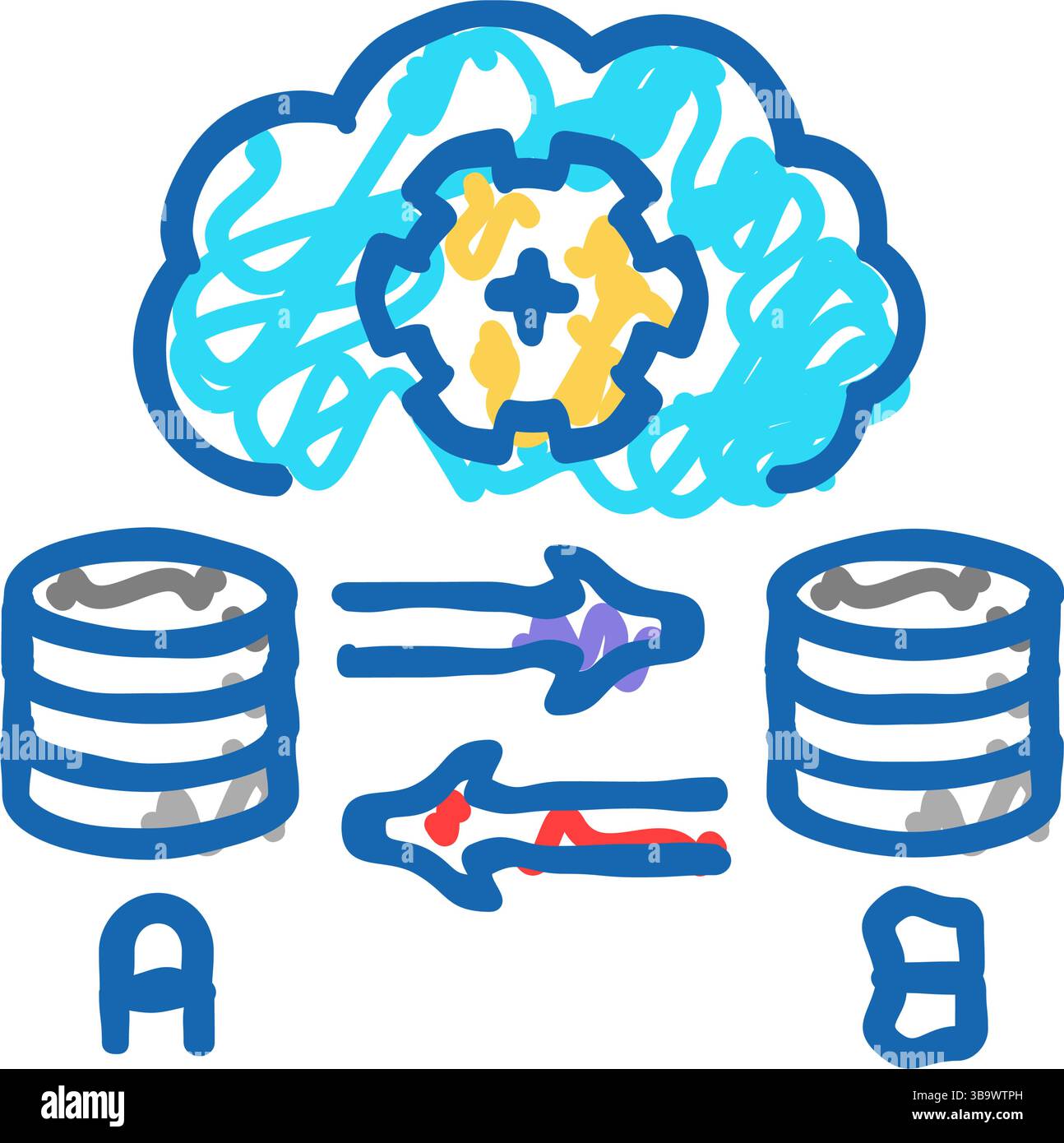 Replication management Stock Vector Images - Alamy