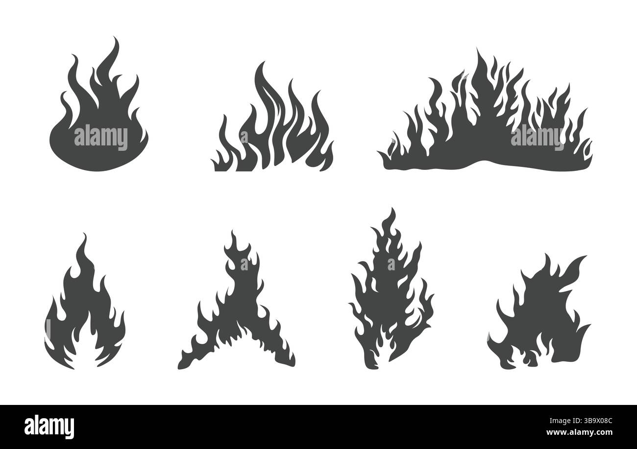 Flame svg, Fire flames svg, Fire flames silhouette, Fire svg, Fire ...