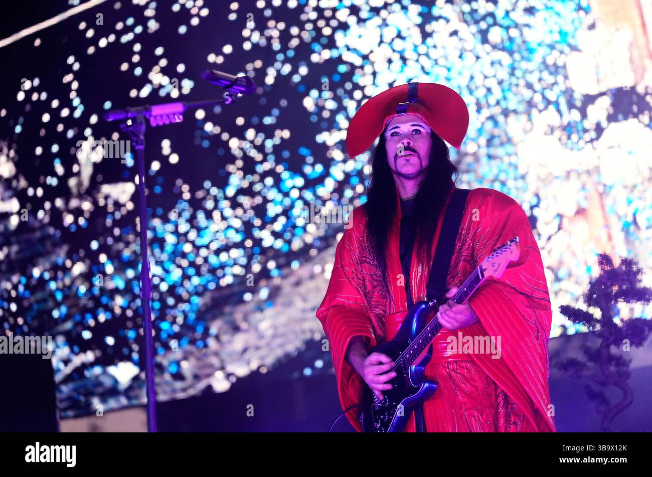 Luke Steele of Empire of the Sun performs during the Just Like Heaven ...
