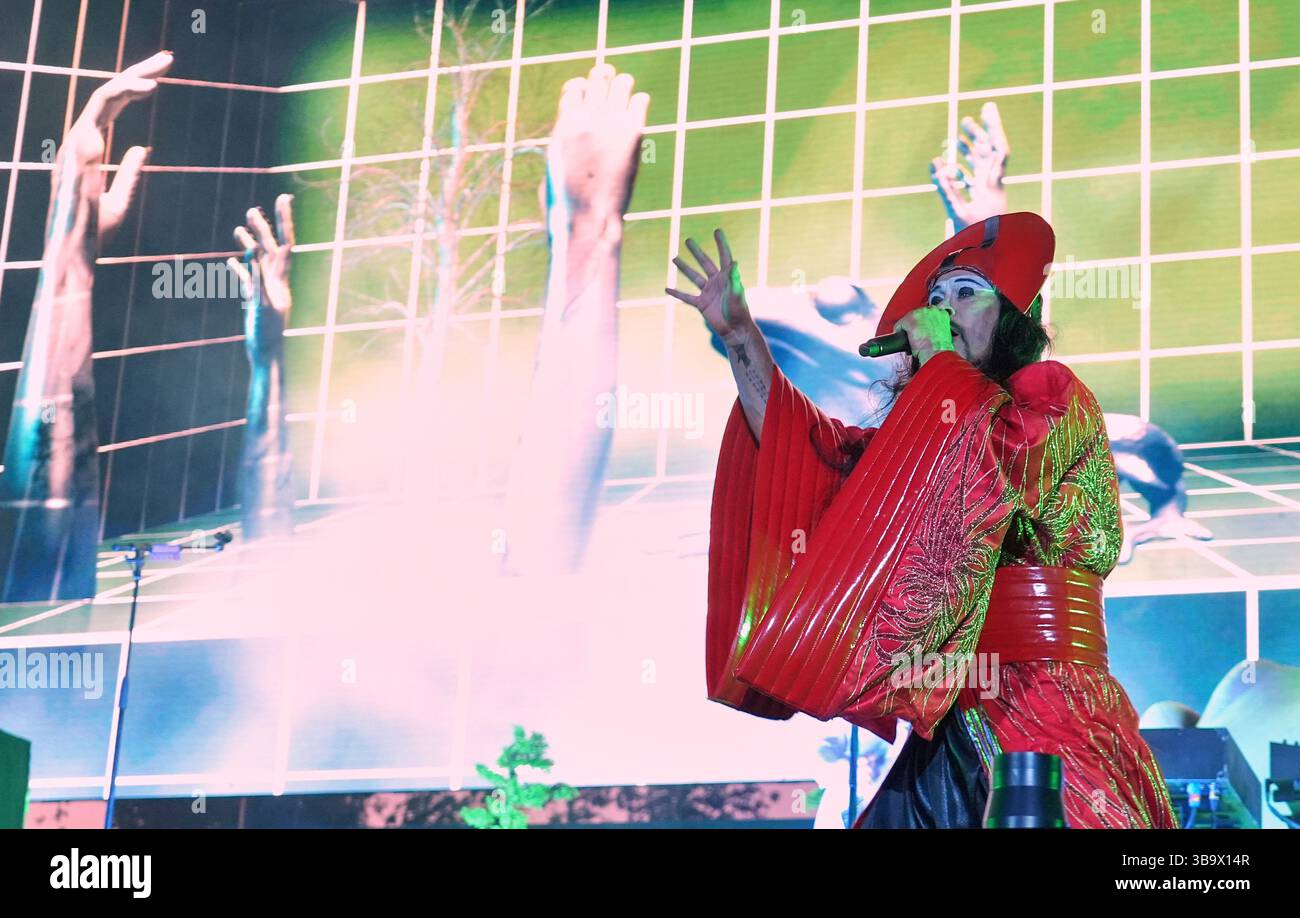 Luke Steele of Empire of the Sun performs during the Just Like Heaven ...