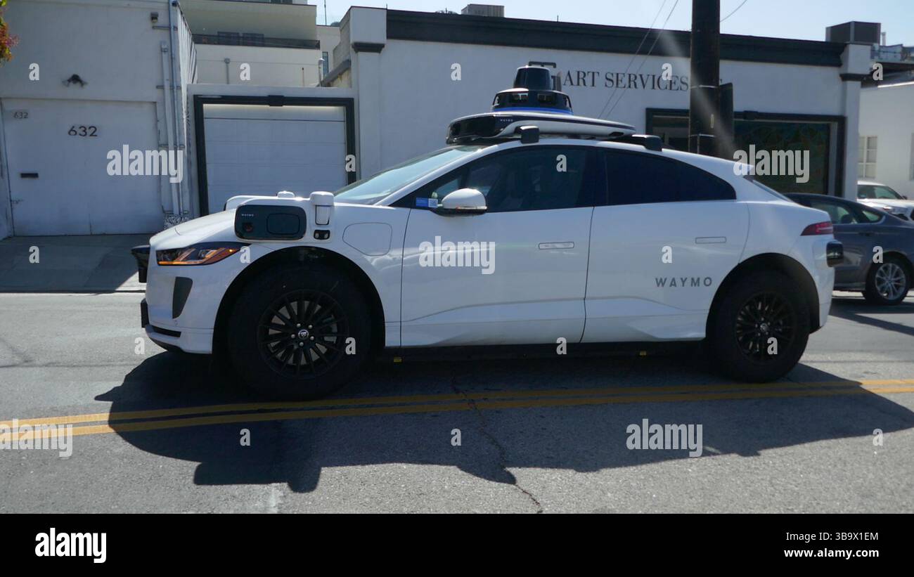 Los Angeles, California, USA 8th May 2025 Waymo Driverless Car on May 8 ...