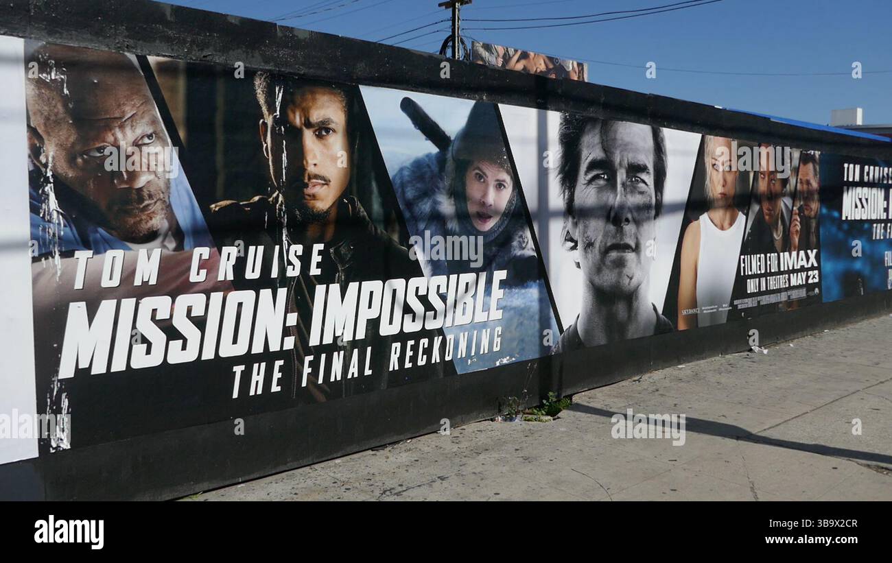 Los Angeles, California, USA 8th May 2025 Tom Cruise Mission Impossible ...