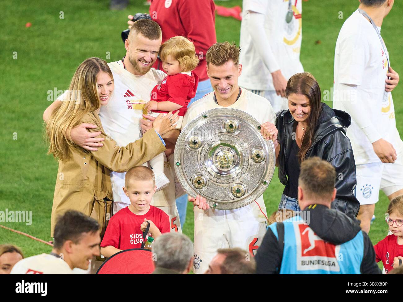 Munich, Germany. 10th May, 2025. Lina Meyer, wife of Joshua KIMMICH ...