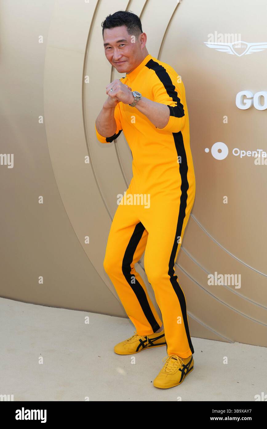Daniel Dae Kim arrives at the Gold Gala on Saturday, May 10, 2025, in ...