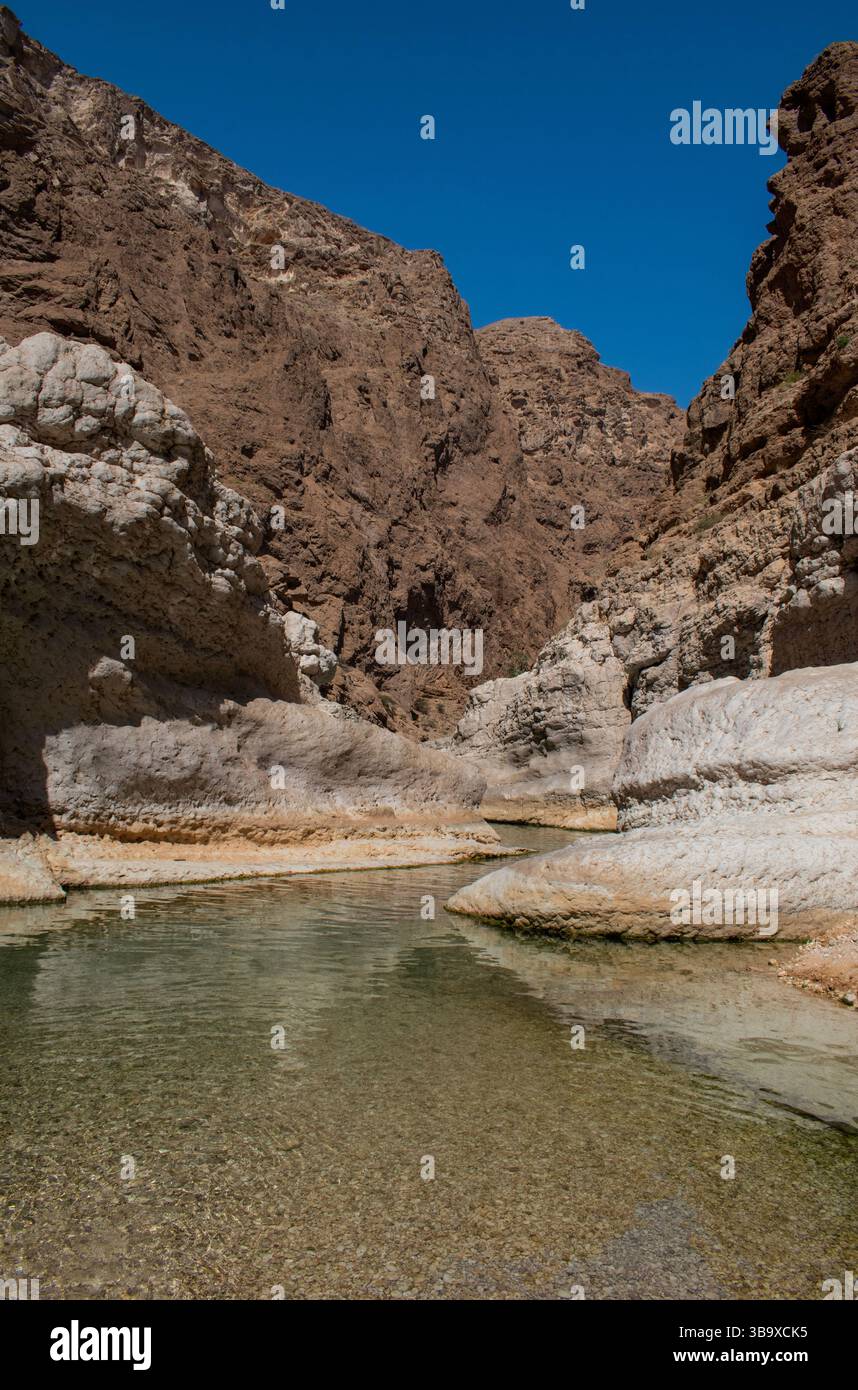 Oman: Wadi Shab, narrow canyon home to crystal clear water pools and ...