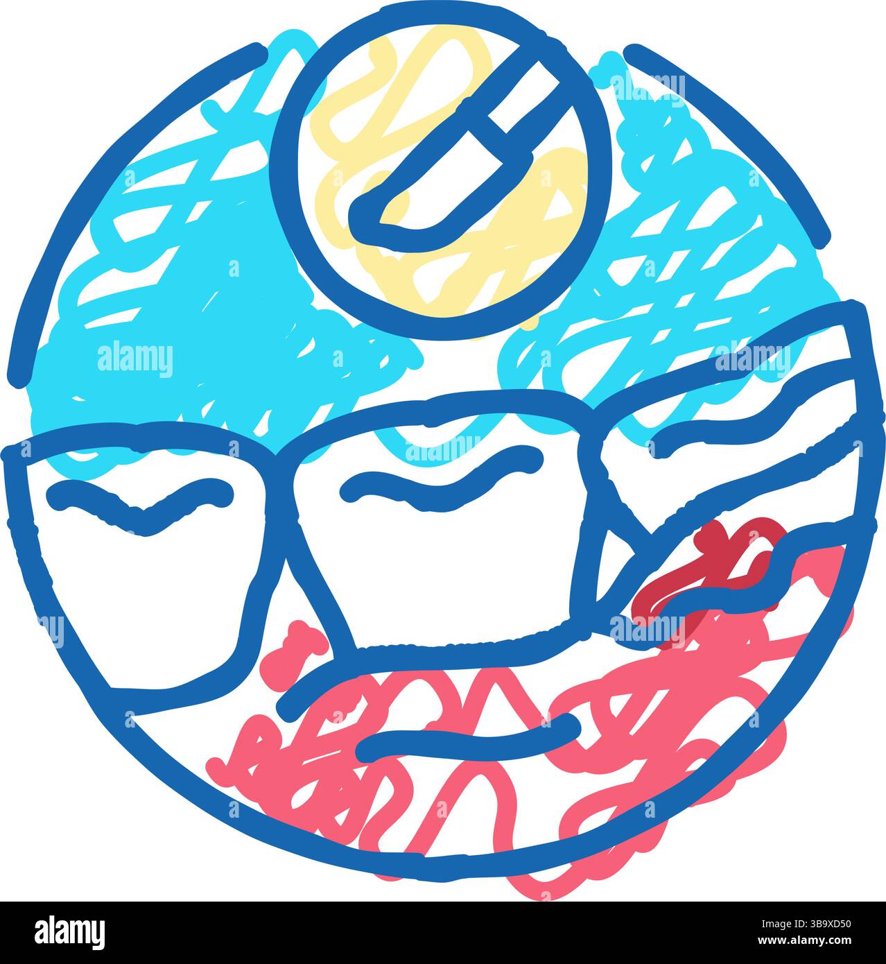 wisdom tooth removal icon doodle illustration Stock Vector Image & Art ...
