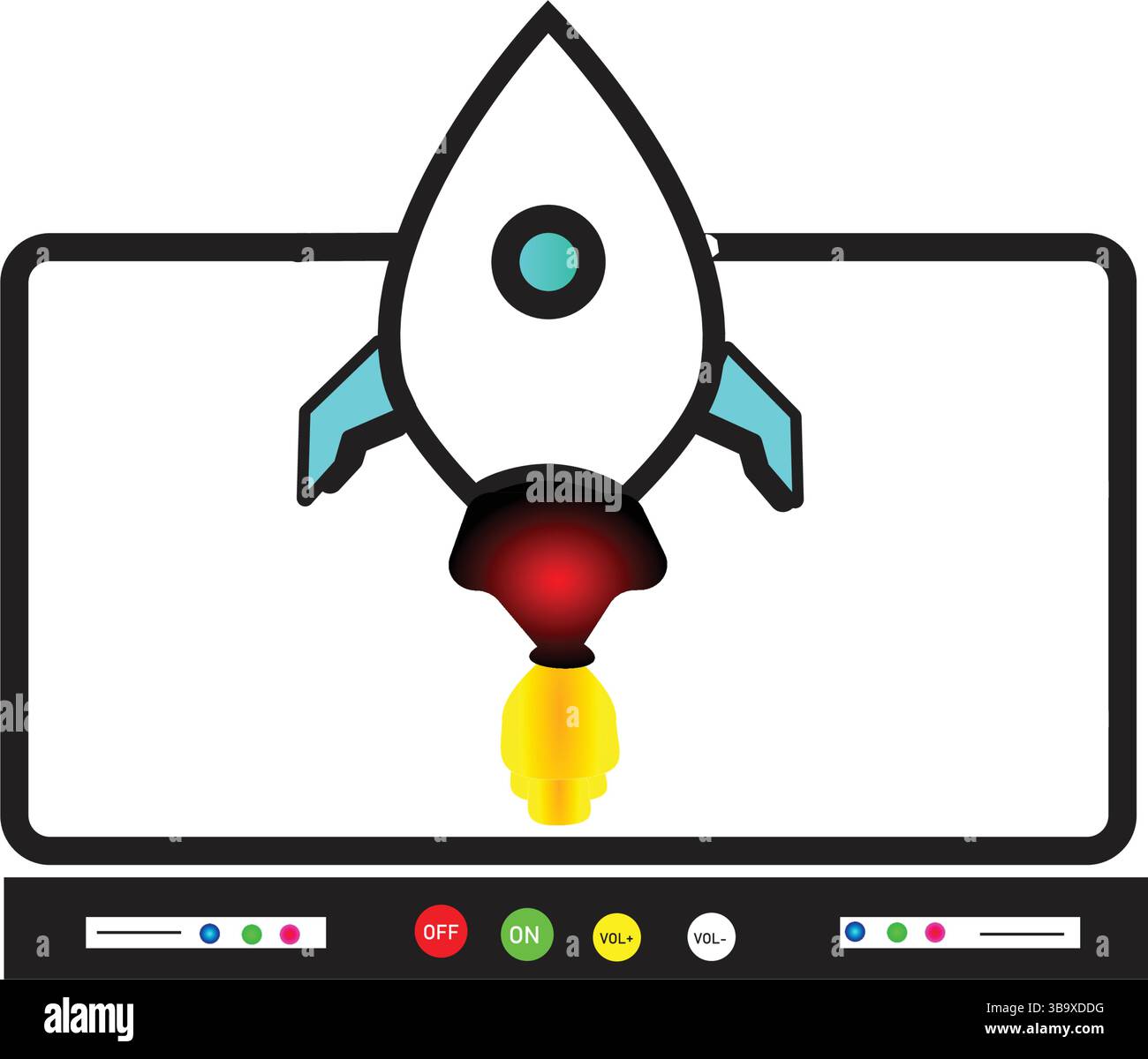 Launchpad logo Stock Vector Images - Alamy