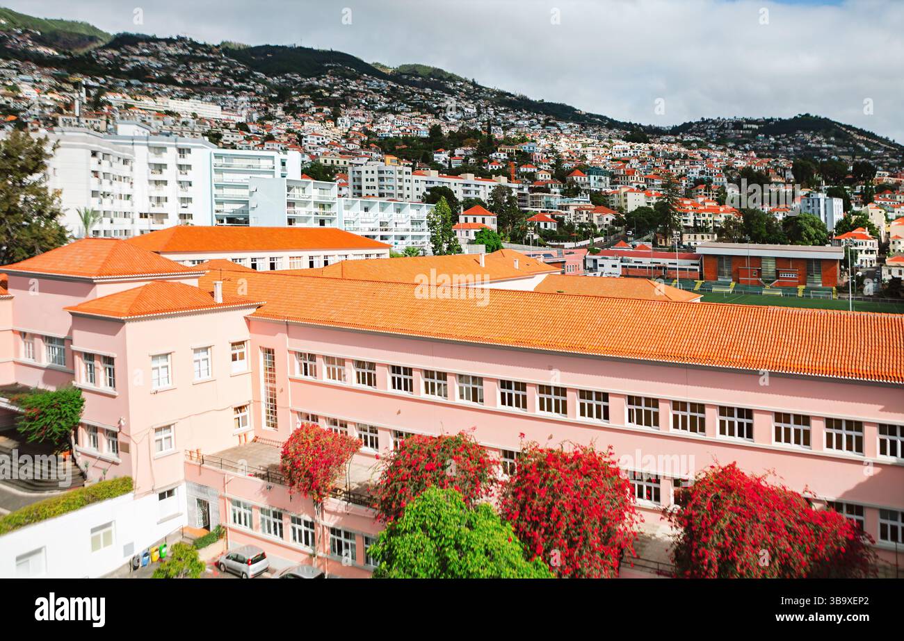 Drone captures vibrant red rooftops hi-res stock photography and images ...