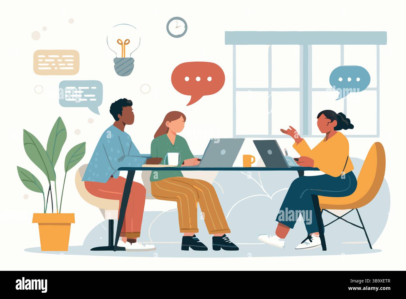 Diverse future Stock Vector Images - Alamy