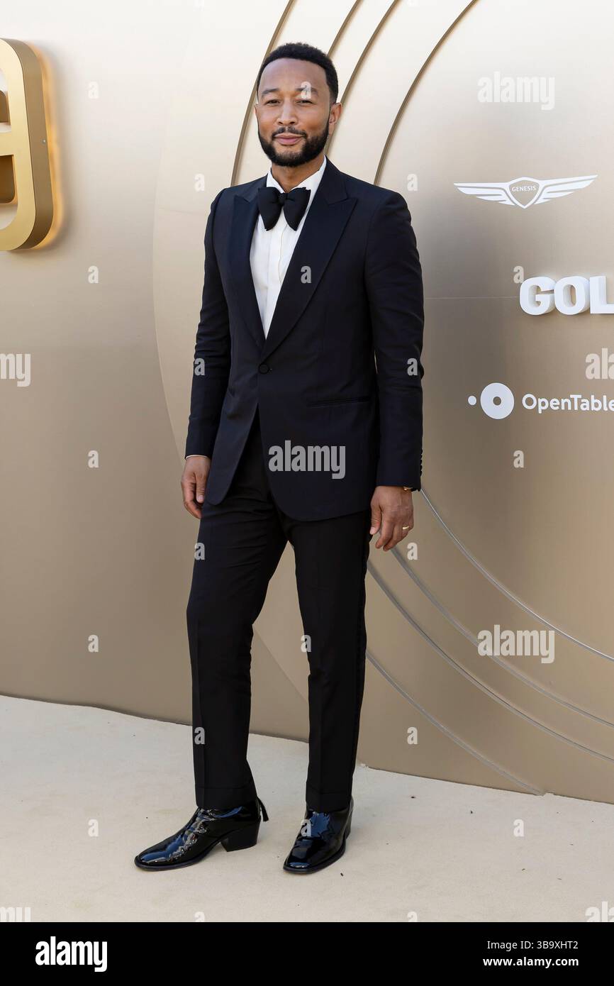 John Legend attends the arrivals of the 2025 Gold Gala at The Music ...