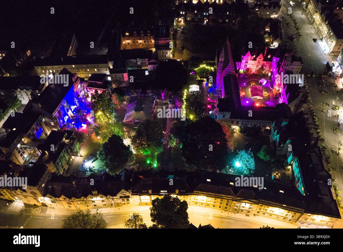 Balliol College, Oxford, 10th May 2025. - Drone images of the Balliol ...