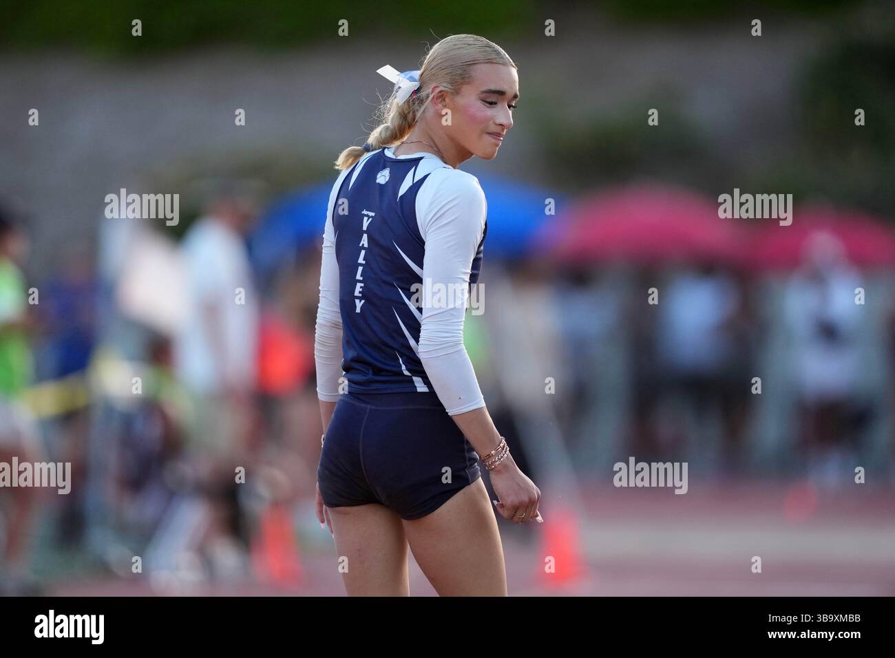 Transgender athlete AB Hernandez of Jurupa Valley competes in the girls ...