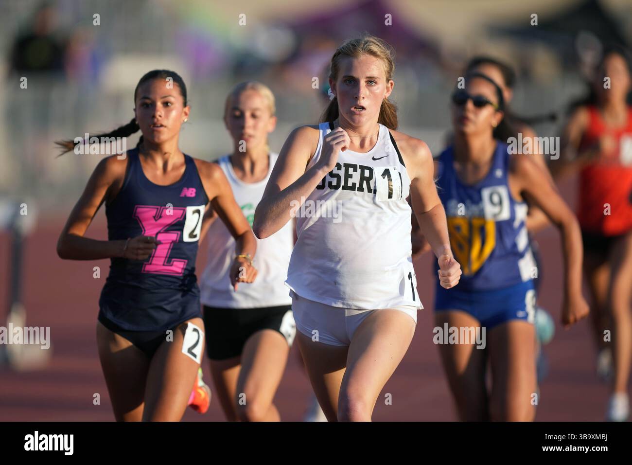 Anne Elise Packard of JSerra wins girls 800m heat in 2:12.26 for the top time during the CIF ...