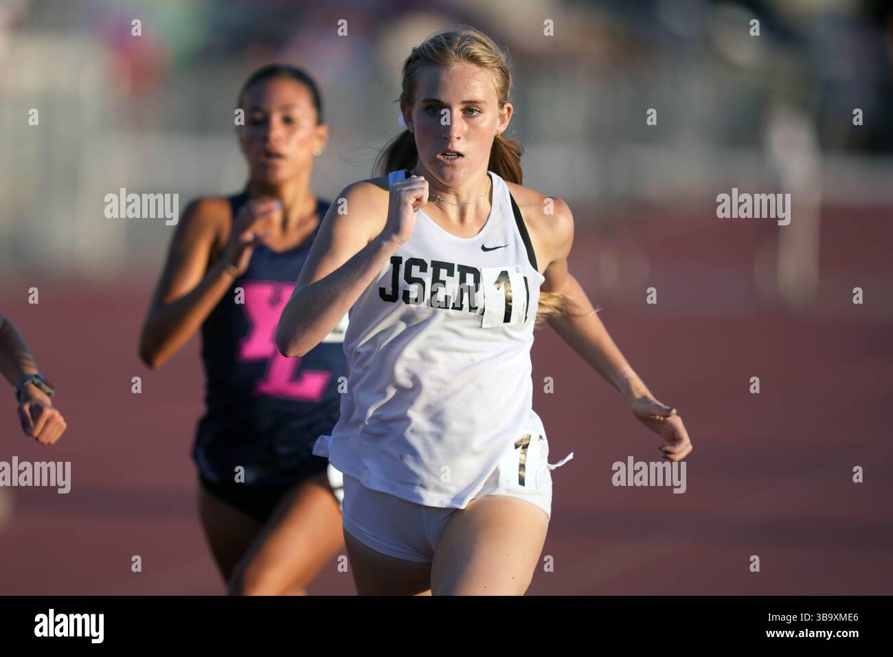 Anne Elise Packard of JSerra wins girls 800m heat in 2:12.26 for the top time during the CIF ...