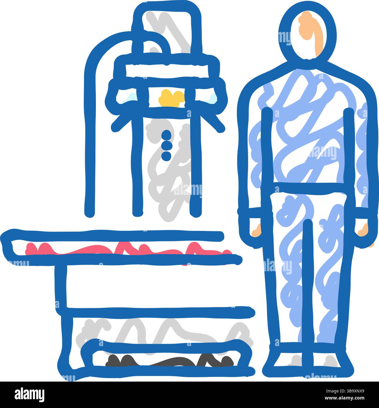 Hand development x ray Stock Vector Images - Alamy