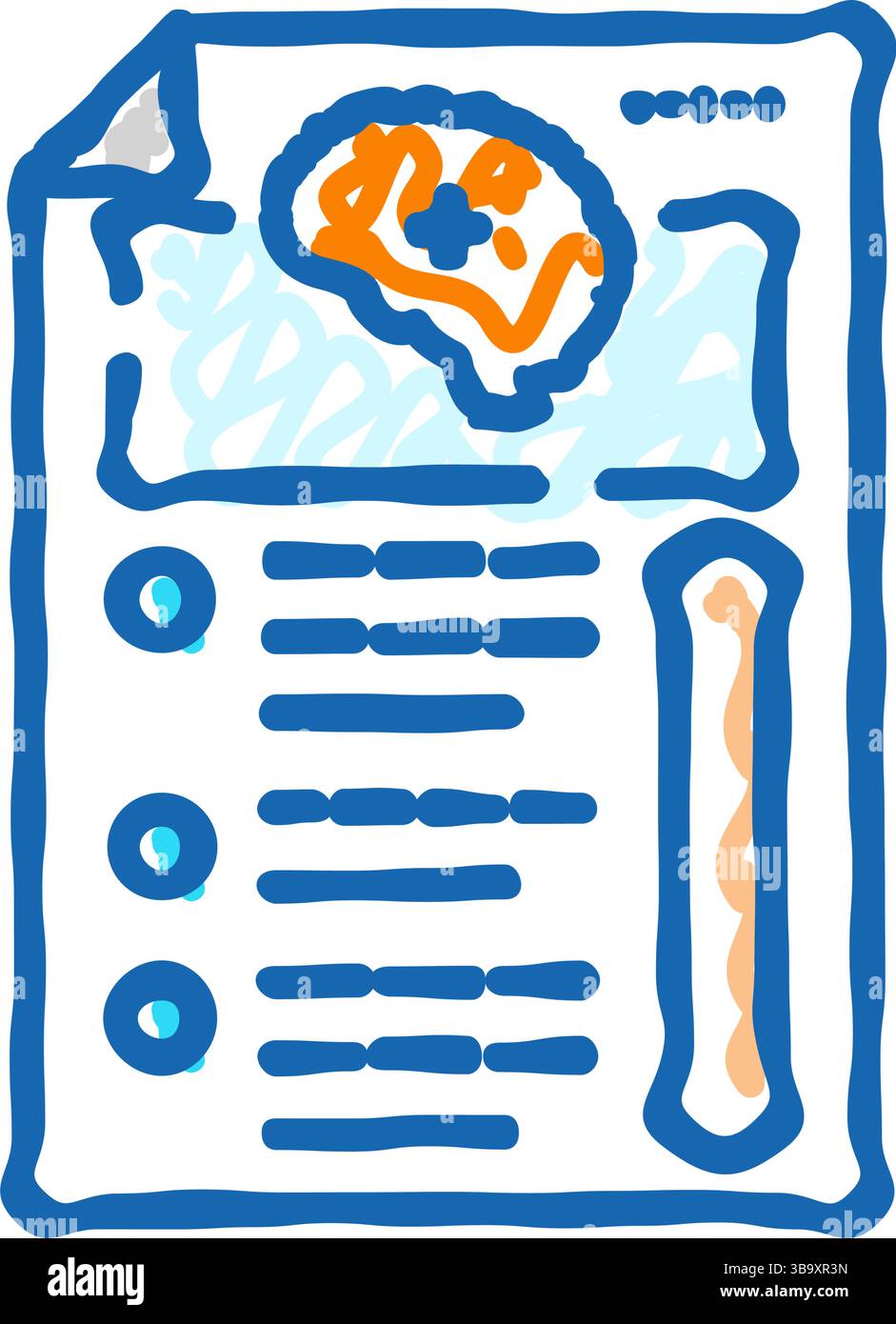 neurological tests icon doodle illustration Stock Vector Image & Art ...