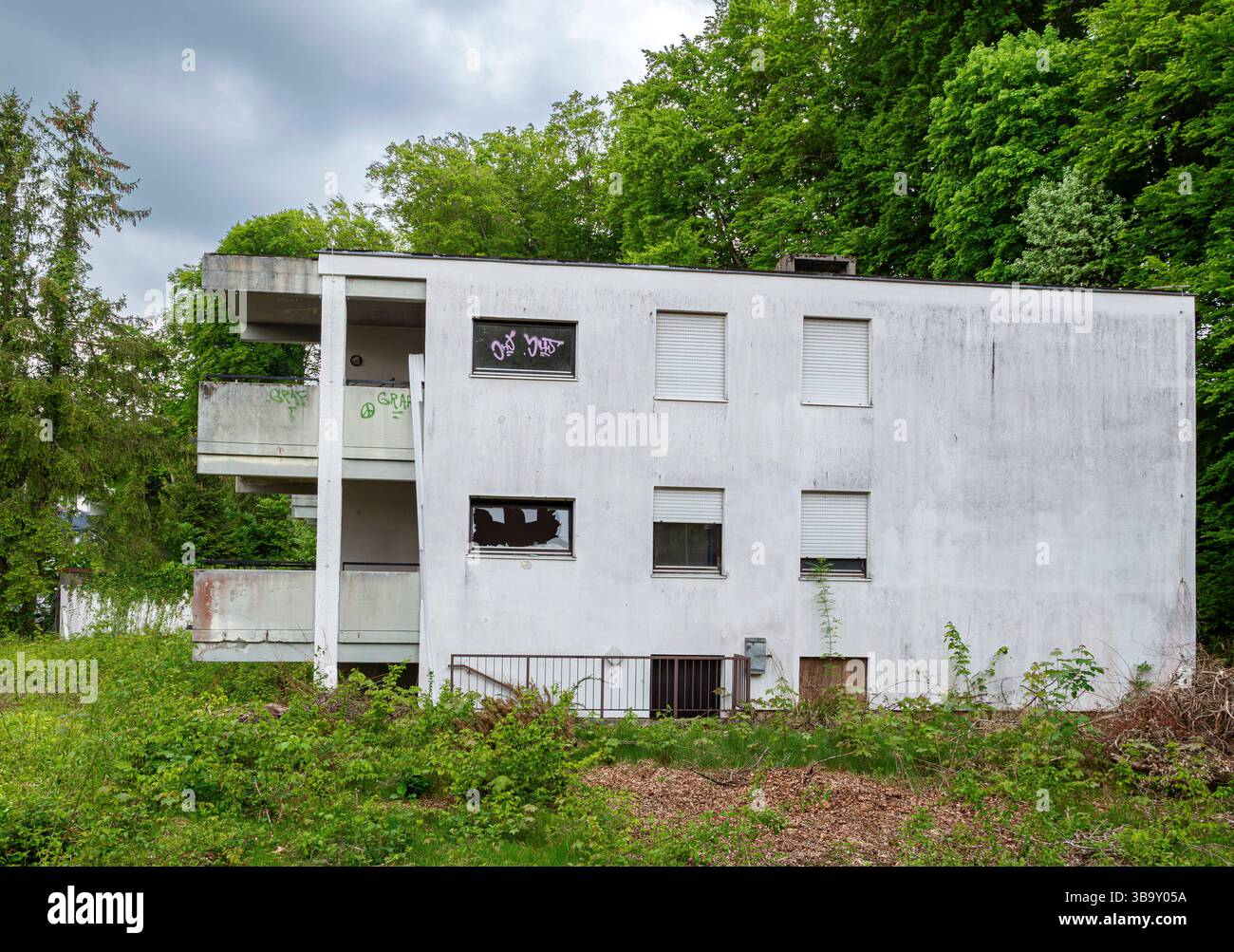 Lost Places, altes verrottetes Haus in Niederpöcking, Bayern ...
