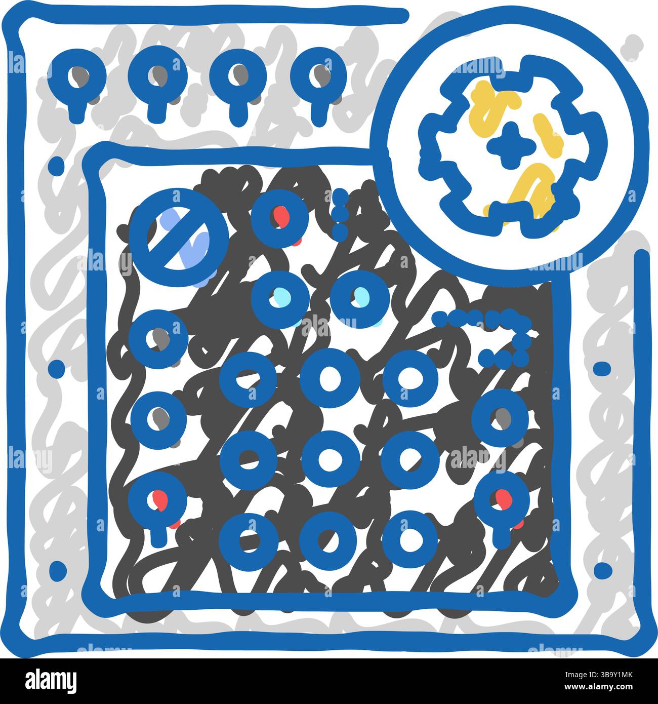 avionics testing aircraft icon doodle illustration Stock Vector Image ...