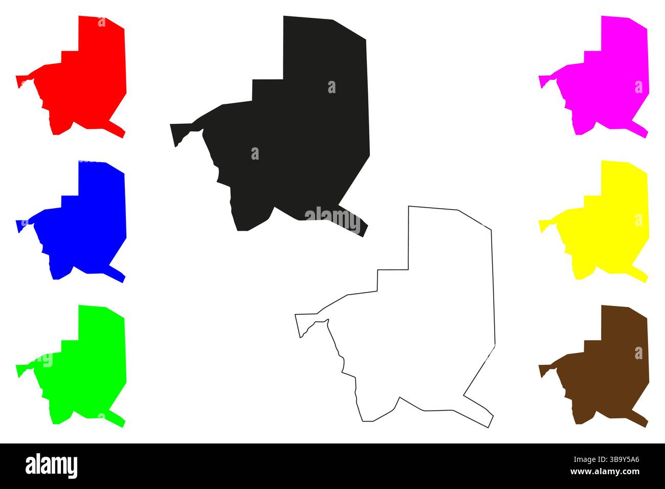 Rudrapur city map hi-res stock photography and images - Alamy