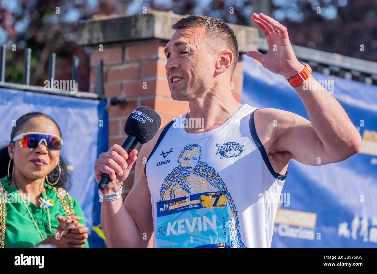 Kevin Sinfield ahead of the Rob Burrow Leeds Marathon, Relay, and MND ...