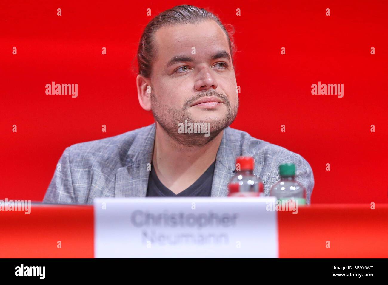 Chemnitz, Sachsen, Deutschland, 09.05.2025: Linken-Parteitag: Christopher Neumann *** Chemnitz ...