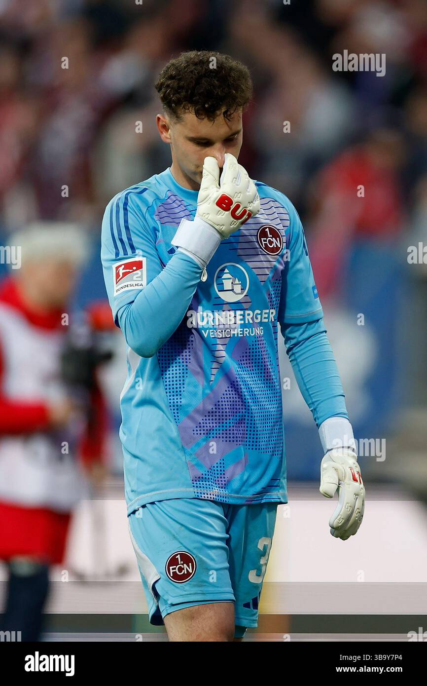 Torwart Michal Kukucka (1.FC Nuernberg, 31), 09.05.2025, Fussball, 2 ...