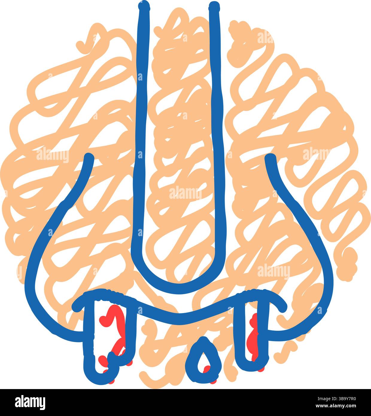 frequent nosebleeds disease symptom icon doodle illustration Stock Vector Image & Art - Alamy