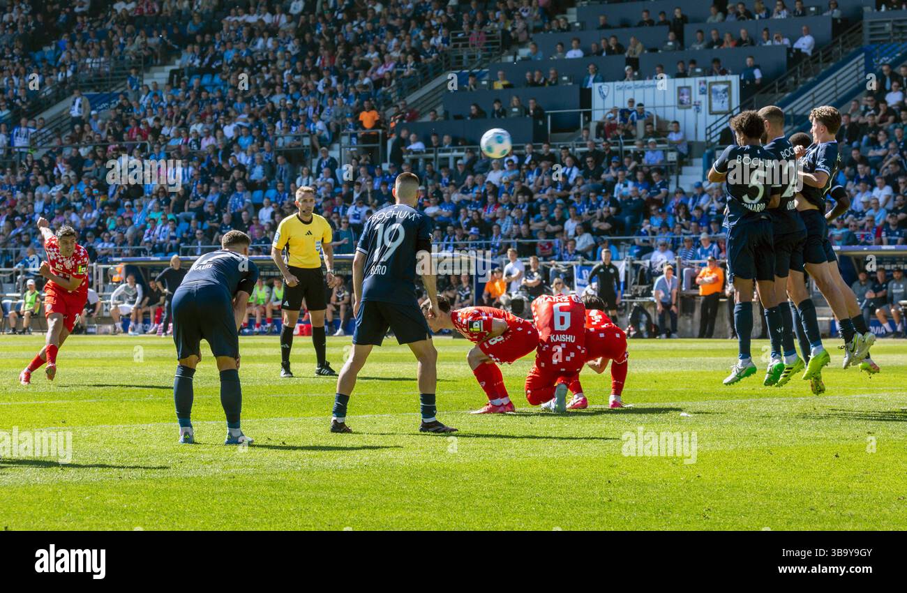 sports, football, Bundesliga, 2024/2025, VfL Bochum vs. 1. FSV Mainz 05 1-4, 10.05.2025, Vonovia ...