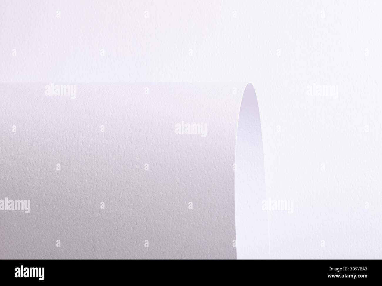Paper texture with pure white tone, clean smooth surface and folded ...