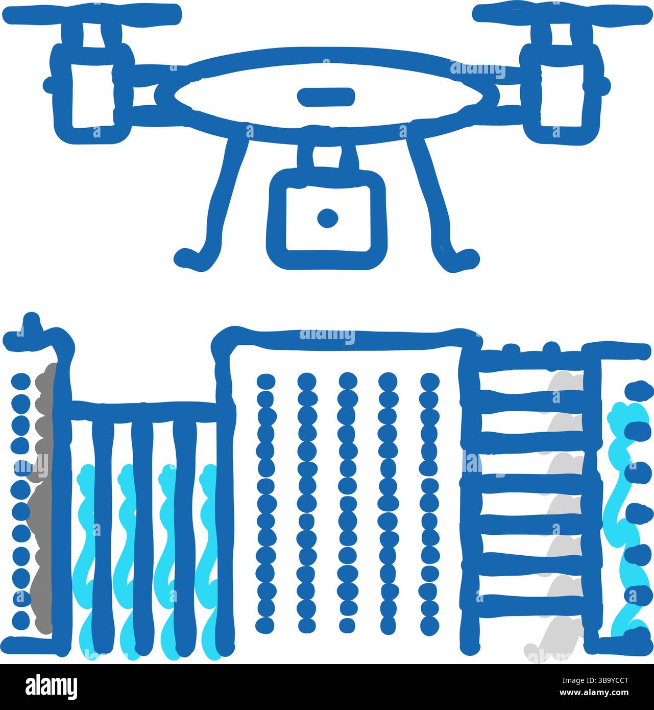 Drone mapping city hi-res stock photography and images - Alamy