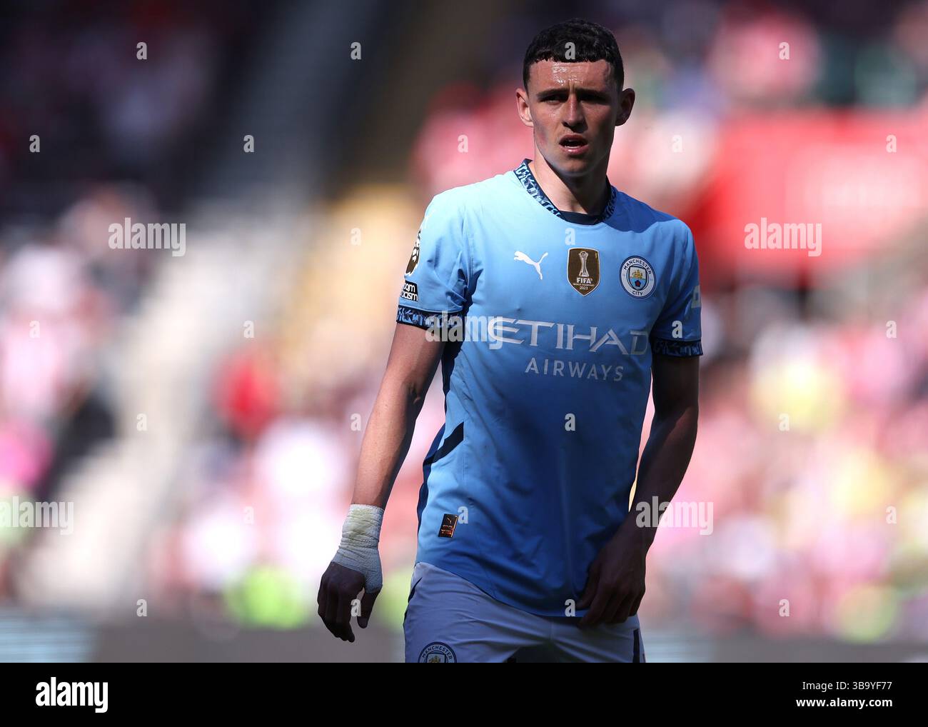 Southampton, UK. 10th May, 2025. Phil Foden of Manchester City during ...