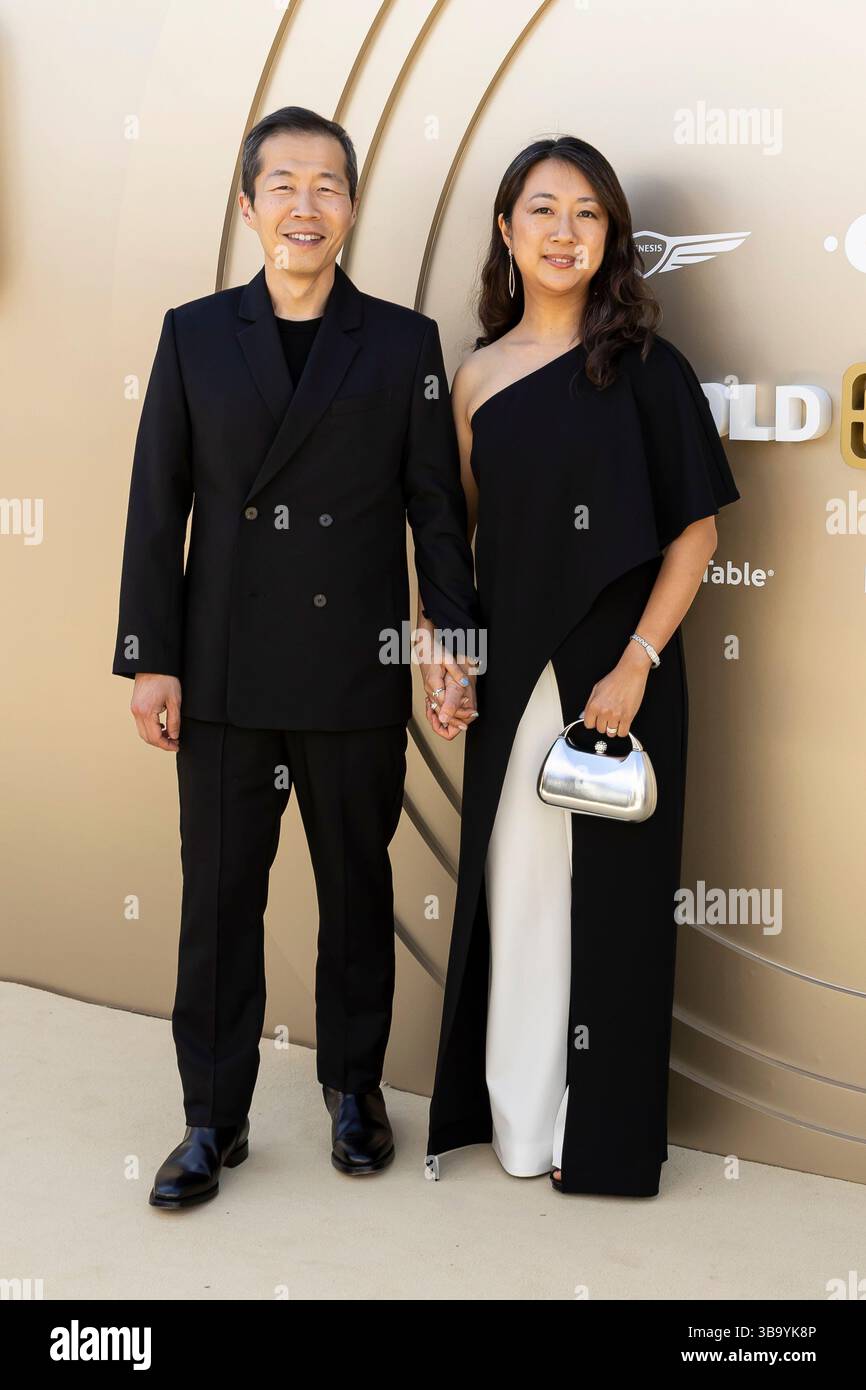 Los Angeles, USA. 10th May, 2025. Lee Isaac Chung and guest attend the ...