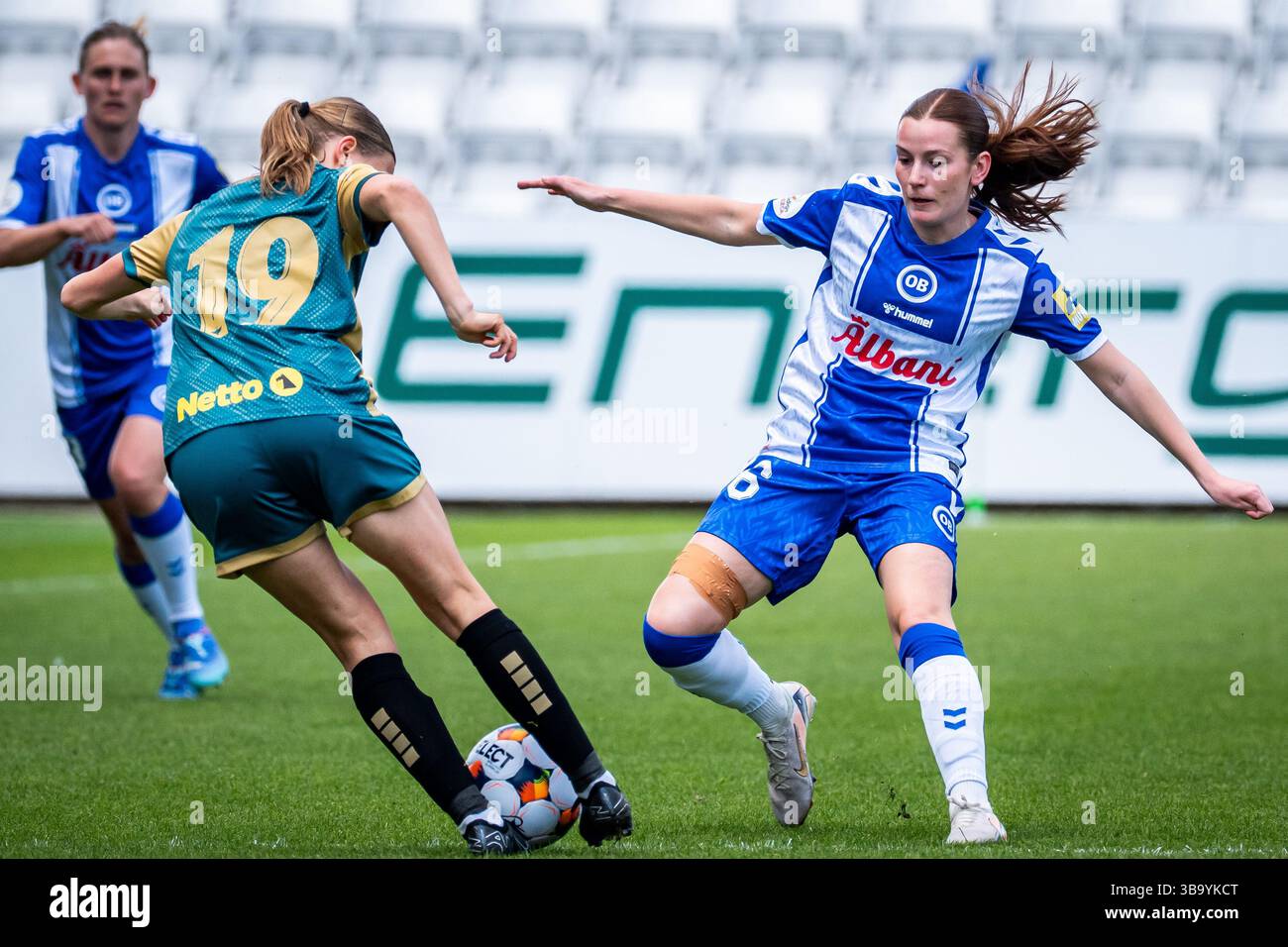 Odense, Denmark. 10th May, 2025. Ajla Habibovic (6) of OB Q seen during ...