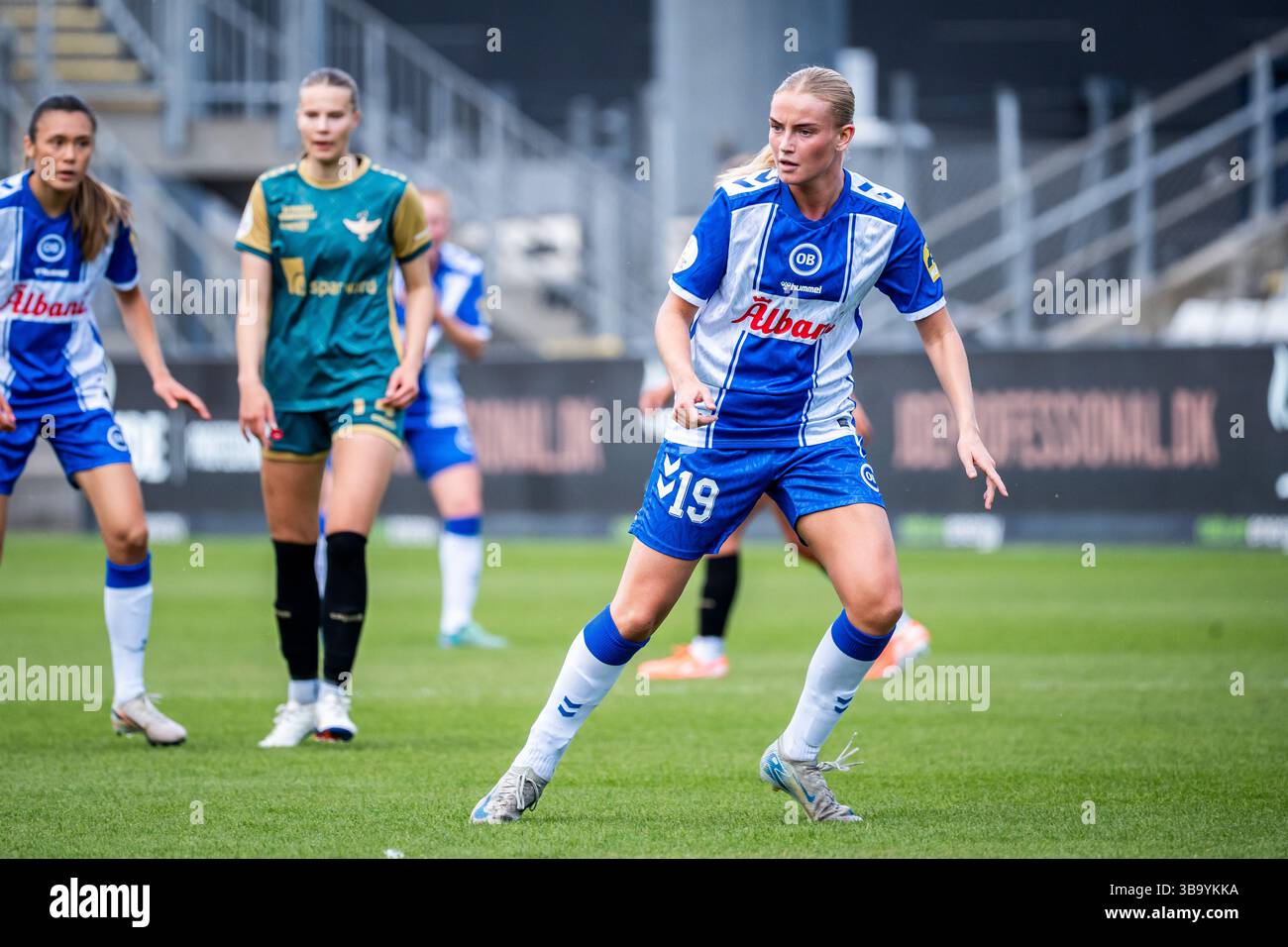 Odense, Denmark. 10th May, 2025. Anna Krog (19) of OB Q seen during the ...