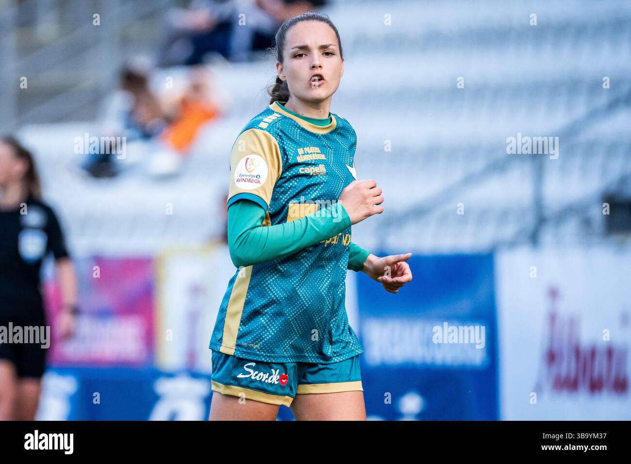 Odense, Denmark. 10th May, 2025. Selma Svendsen (4) of HB Koge seen ...