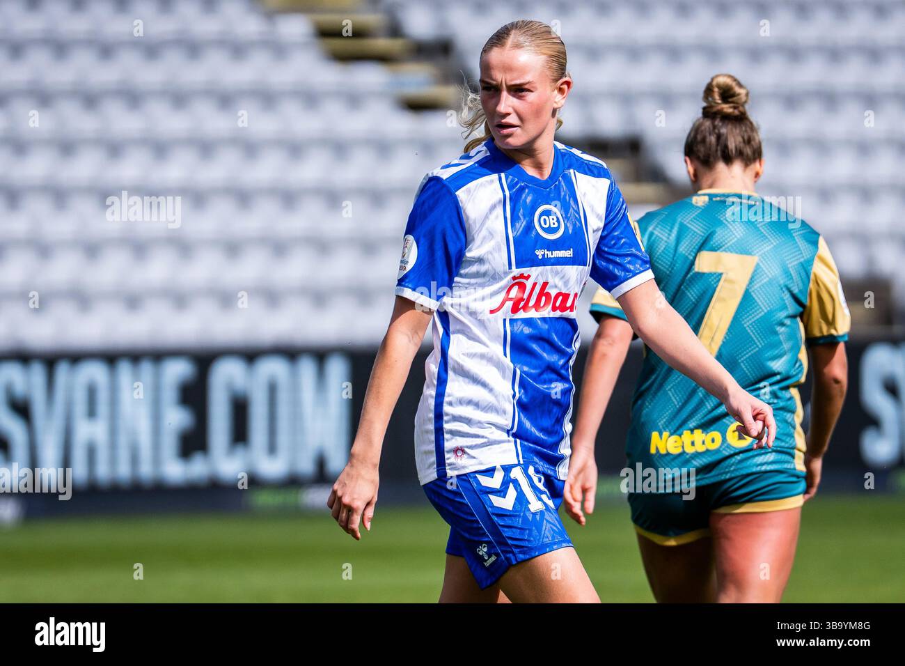 Odense, Denmark. 10th May, 2025. Anna Krog (19) of OB Q seen during the ...