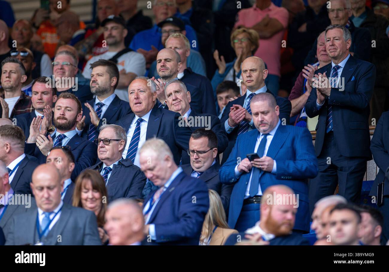 Ibrox Stadium, Glasgow, UK. 11th May, 2025. Scottish Premiership ...