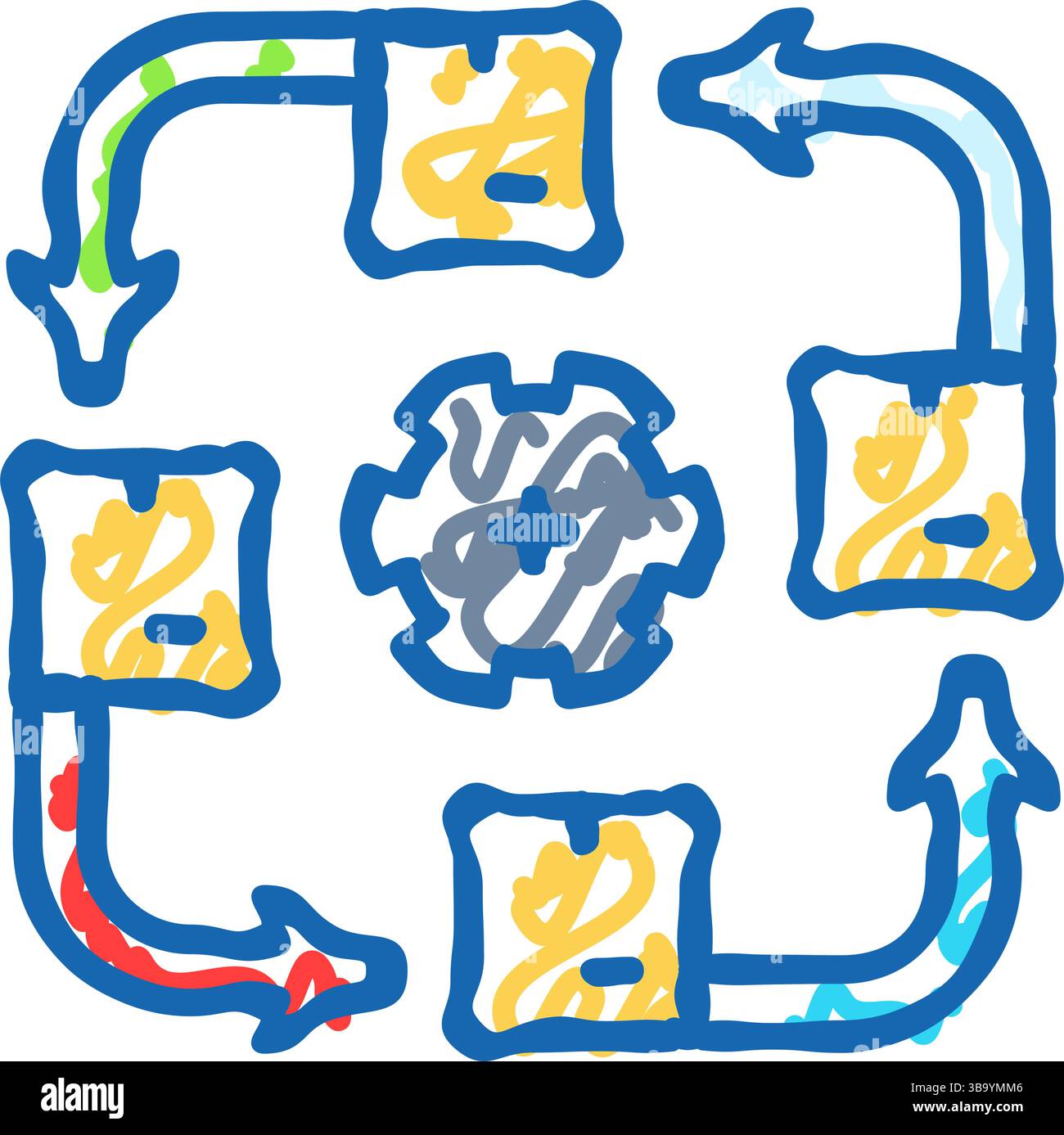 Inventory management logistic manager Cut Out Stock Images & Pictures ...