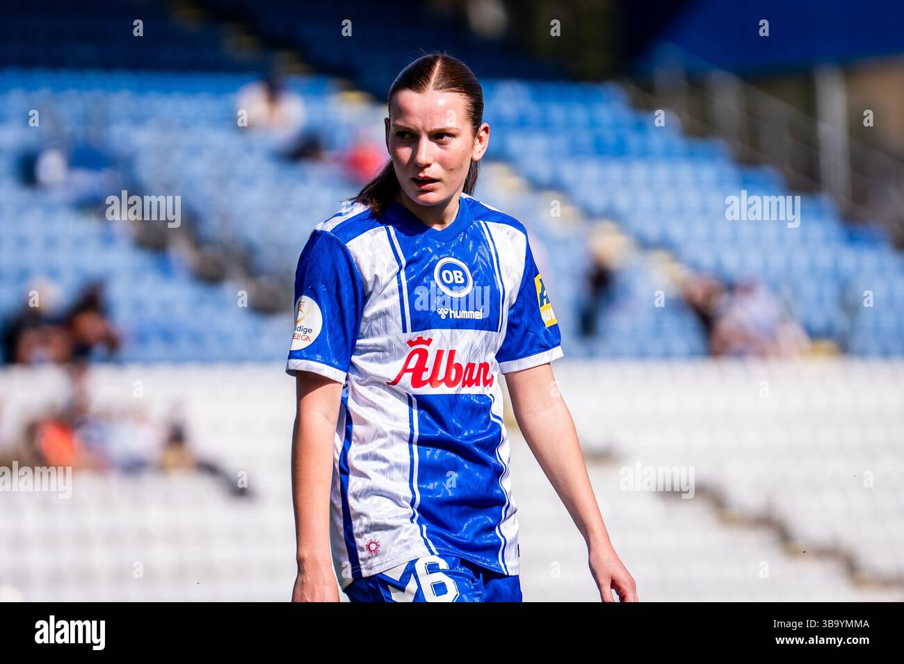 Odense, Denmark. 10th May, 2025. Ajla Habibovic (6) of OB Q seen during ...